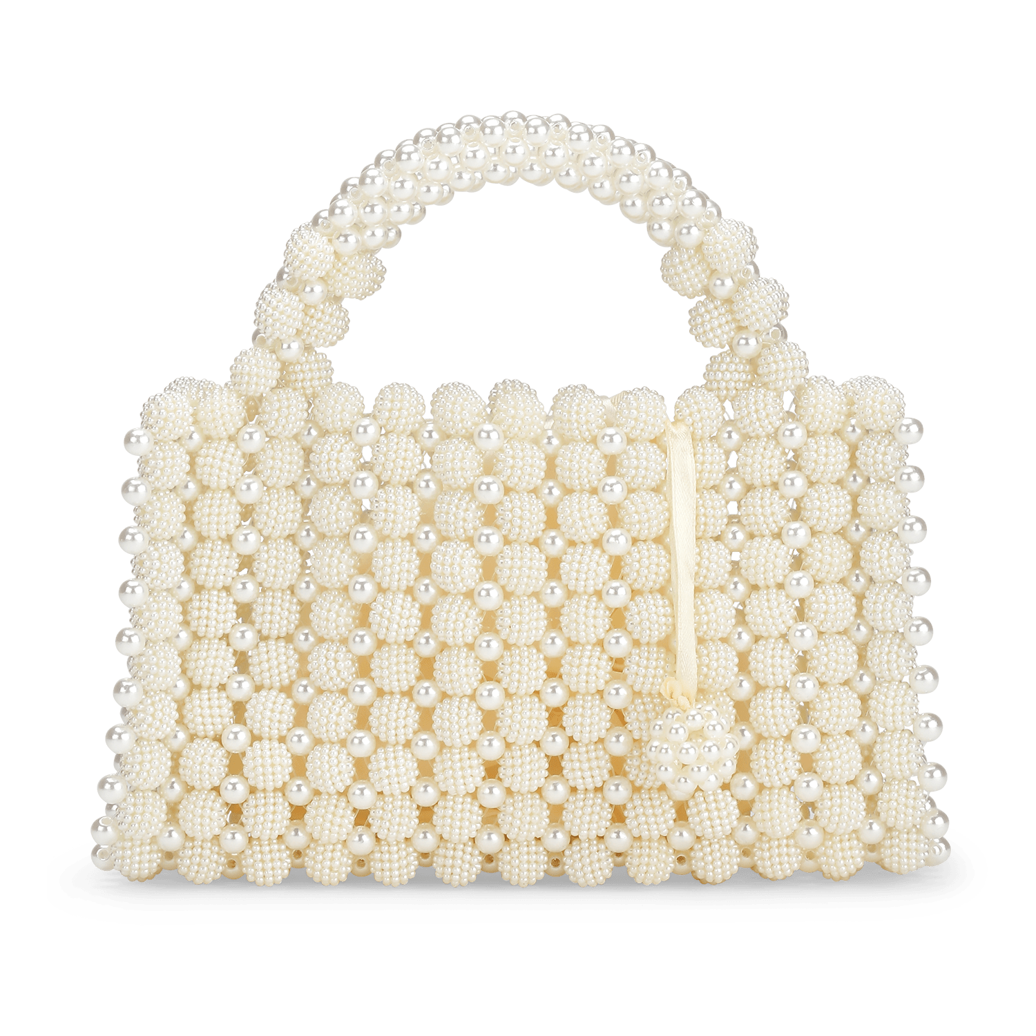 Handmade Pearl Bag - Handcrafted white pearl bag from Pastel Picnic 25 ...